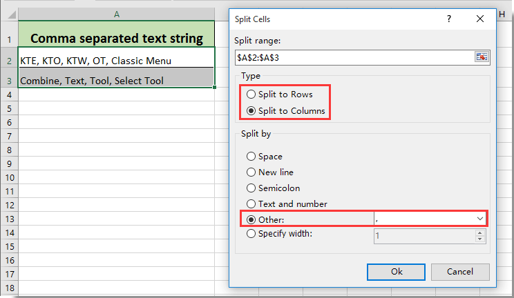 How To Split Comma Separated Values Into Rows Or Columns In Excel 