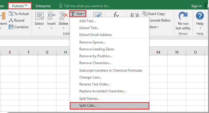 How to break or split number into individual digits in Excel?