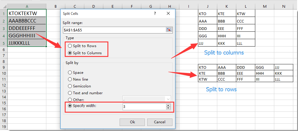 How To Split String By Certain Length In Excel 