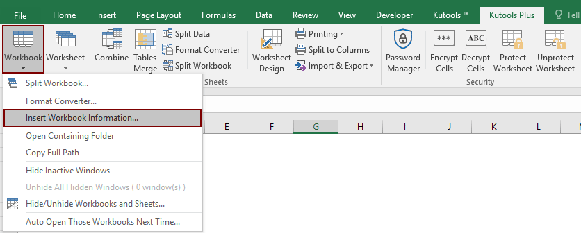 How to display system time or date in Excel?