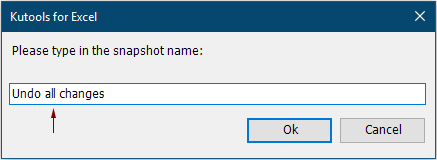 How to undo all changes to get back the original data in Excel?