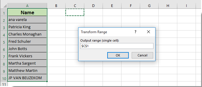 How To Convert Vertical List To Horizontal Or Vice Versa In Excel 
