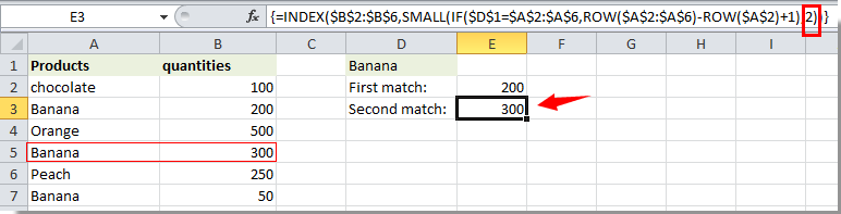 how-to-vlookup-find-the-first-2nd-or-nth-match-value-in-excel