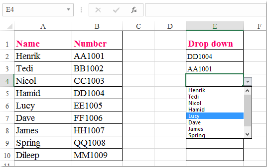 how-to-create-drop-down-list-but-show-different-values-in-excel
