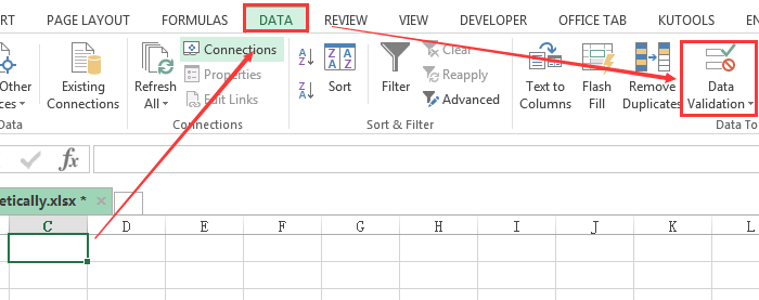 How to create a dynamic drop down list in alphabetical order in Excel?