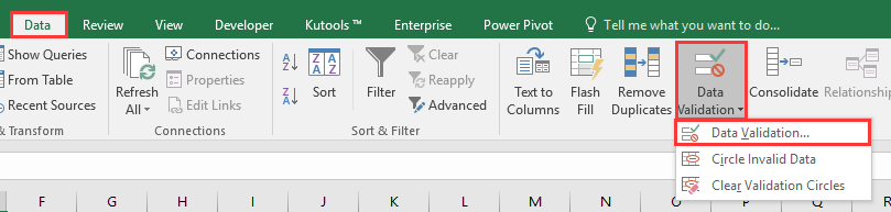 How to create data validation list with case sensitive in Excel?