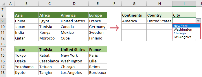Three Types of Multi-Column Excel Drop Down Lists – Step by Step Guide