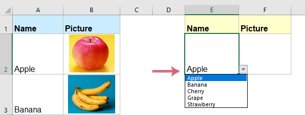 How To Create Drop Down List With Images In Excel 