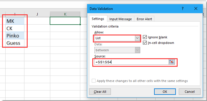 How To Create A Drop down List From A Table Without Duplicate In Excel 