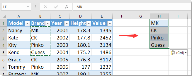 How To Create A Drop down List From A Table Without Duplicate In Excel 