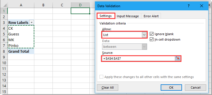 How To Create A Drop down List From A Table Without Duplicate In Excel 