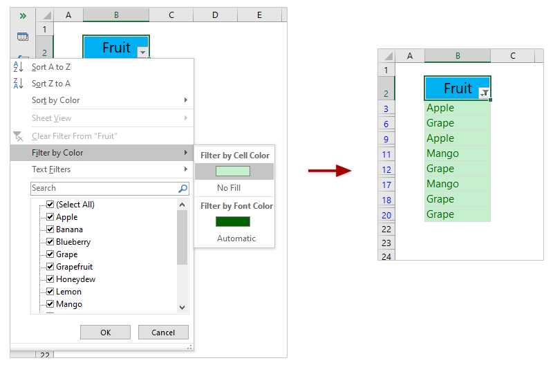Find, highlight, filter, count, and delete duplicates in Excel