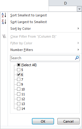 How to filter cells by length of text in Excel?