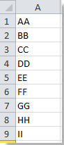 How to flip / reverse a column of data order vertically in Excel?