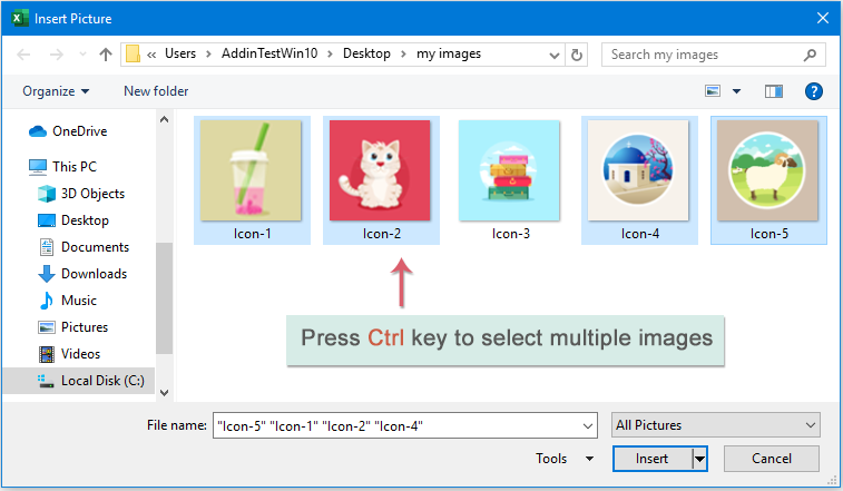 Excel images: Insert, change, delete multiple images or pictures in Excel