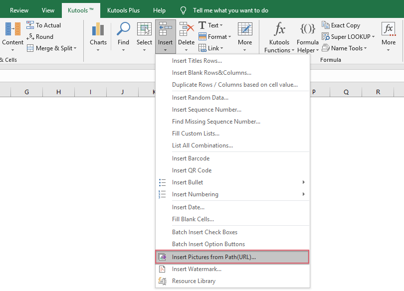 Excel images: Insert, change, delete multiple images or pictures in Excel