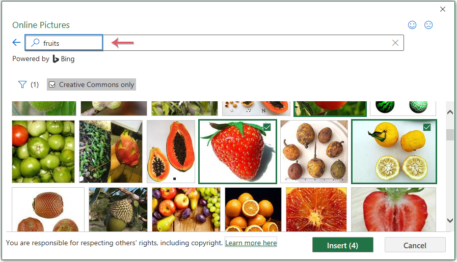 Imagens do Excel: insira, altere, exclua várias imagens ou imagens no Excel