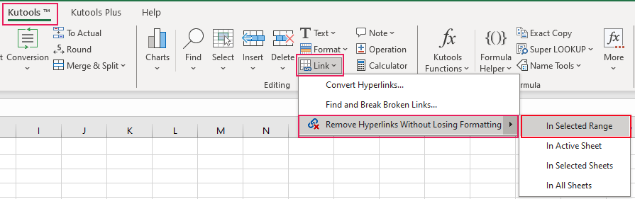 Maak een hyperlink naar een ander werkblad in dezelfde werkmap