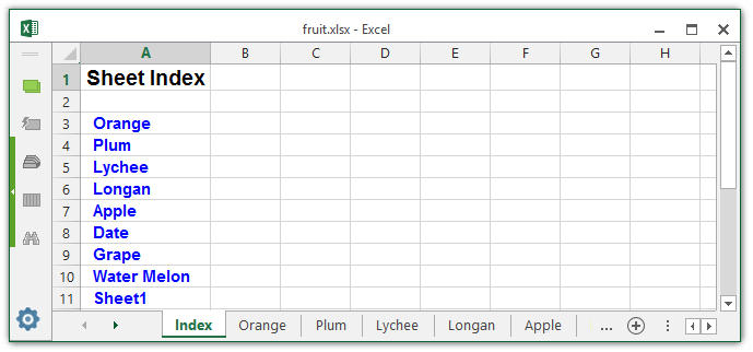 How To Create Hyperlink In A Cell To Another Sheet In The Same Workbook