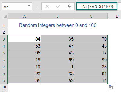 Datos aleatorios de Excel: genere números aleatorios, textos, fechas ...