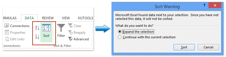 How to sort full names by last name in Excel?