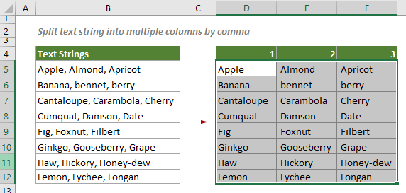 Excel tutorial: split text, number, and date cells (separate into ...