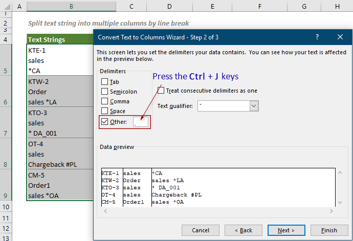 Excel tutorial: split text, number, and date cells (separate into ...