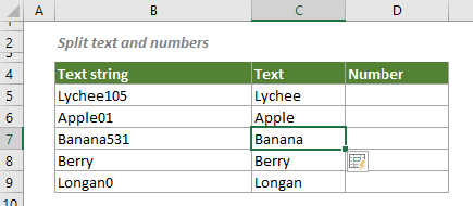 Excel tutorial: split text, number, and date cells (separate into ...