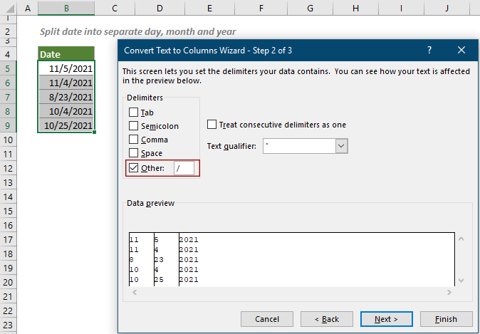 Excel Tutorial Split Text Number And Date Cells Separate Into Multiple Columns