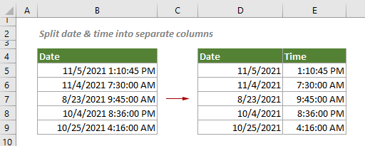 Excel tutorial: split text, number, and date cells (separate into ...