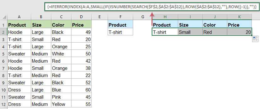 Función VLOOKUP con algunos ejemplos básicos y avanzados en Excel