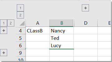 How to expand or close all group rows and columns in Excel?