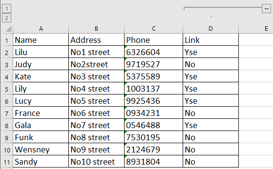 How to expand all collapsed columns or rows in Excel?