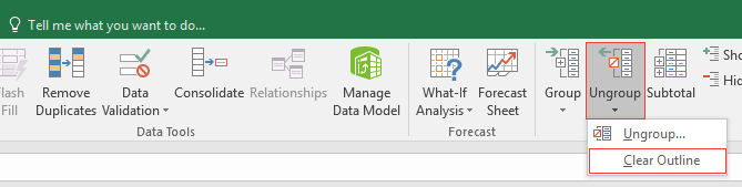 How to expand all collapsed columns or rows in Excel?