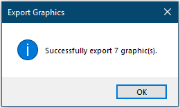 How to export all images at once from Excel?