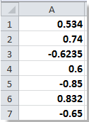 How to extract decimal value from string in Excel?
