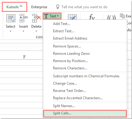 How to extract domains from multiple email addresses in Excel?