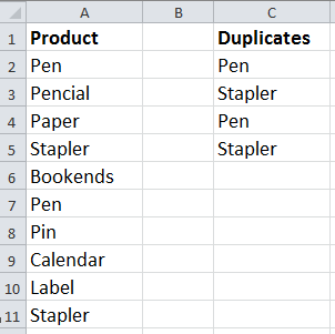How to extract all duplicates from a column in Excel?