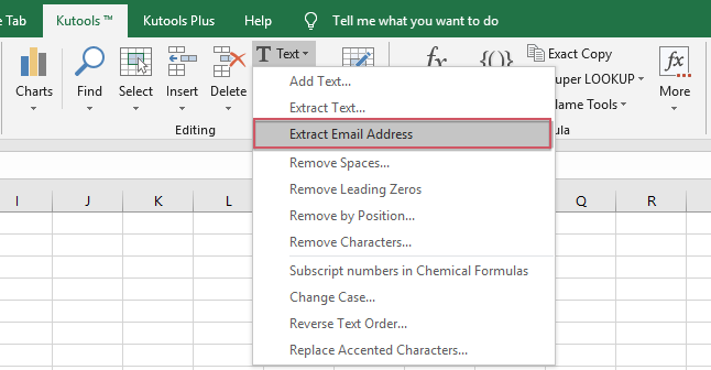 How to quickly extract email address from text string?