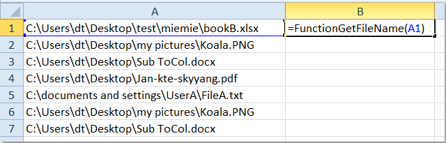 Extract Filenames From Filepath In Excel Riset
