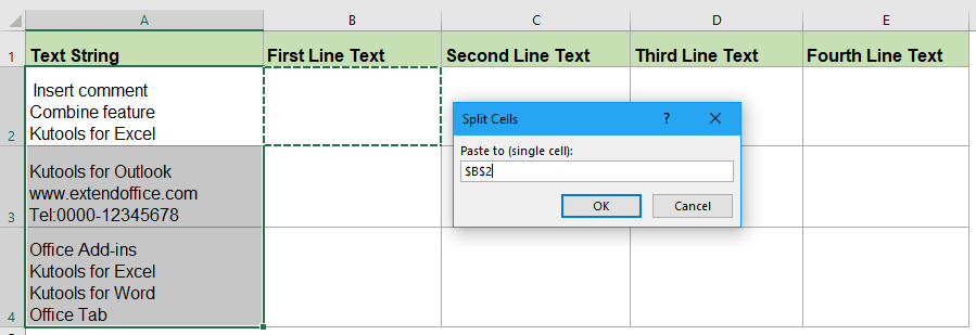 How To Extract The First Or Last Line From A Multi line Cell In Excel 