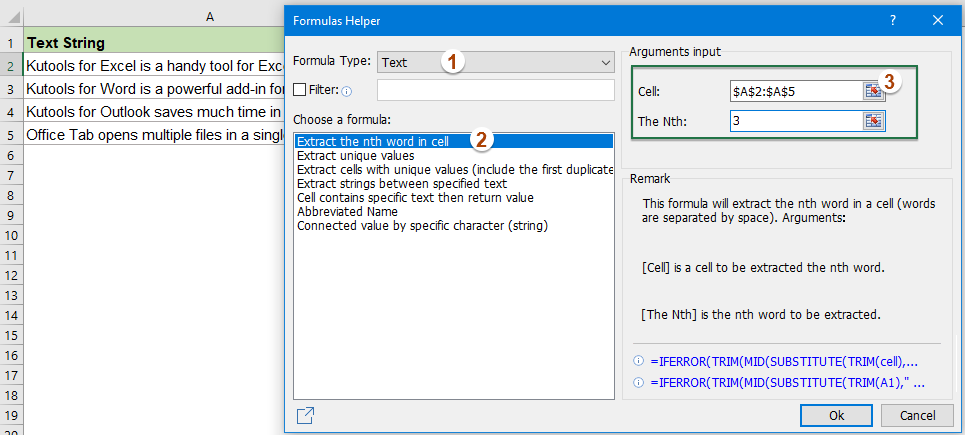 How To Extract First Or Last Two Or N Words From Text String 