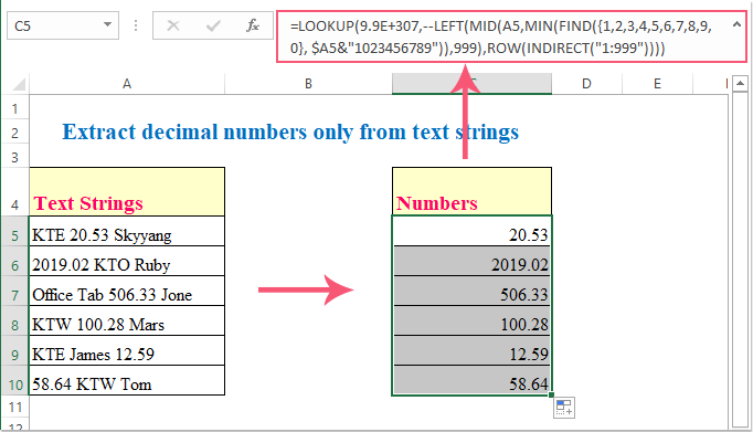 How To Extract Number Only From Text String In Excel Www vrogue co