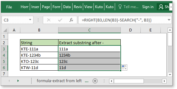 How To Extract Part Of Text String From Cell In Excel 3350