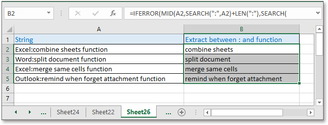 How To Extract String Between Two Different Characters In Excel 