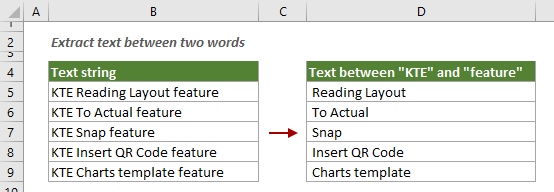 How To Extract Text Between Two Words In Excel 