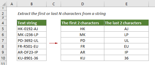 Excel Tutorial Extract Text Or Number By Specific Position