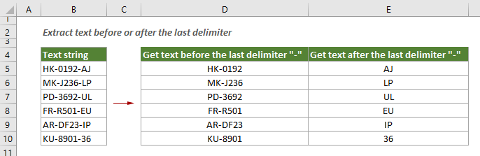 Excel tutorial – extract text or number by specific position