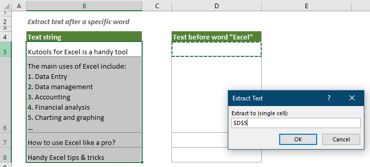Excel tutorial – extract text or number by specific position