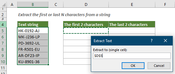 Excel tutorial – extract text or number by specific position